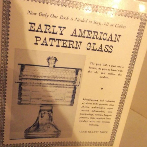 e.a.p.g | Accents | Vintage 97s Early American Pattern Glass Book E A P ...